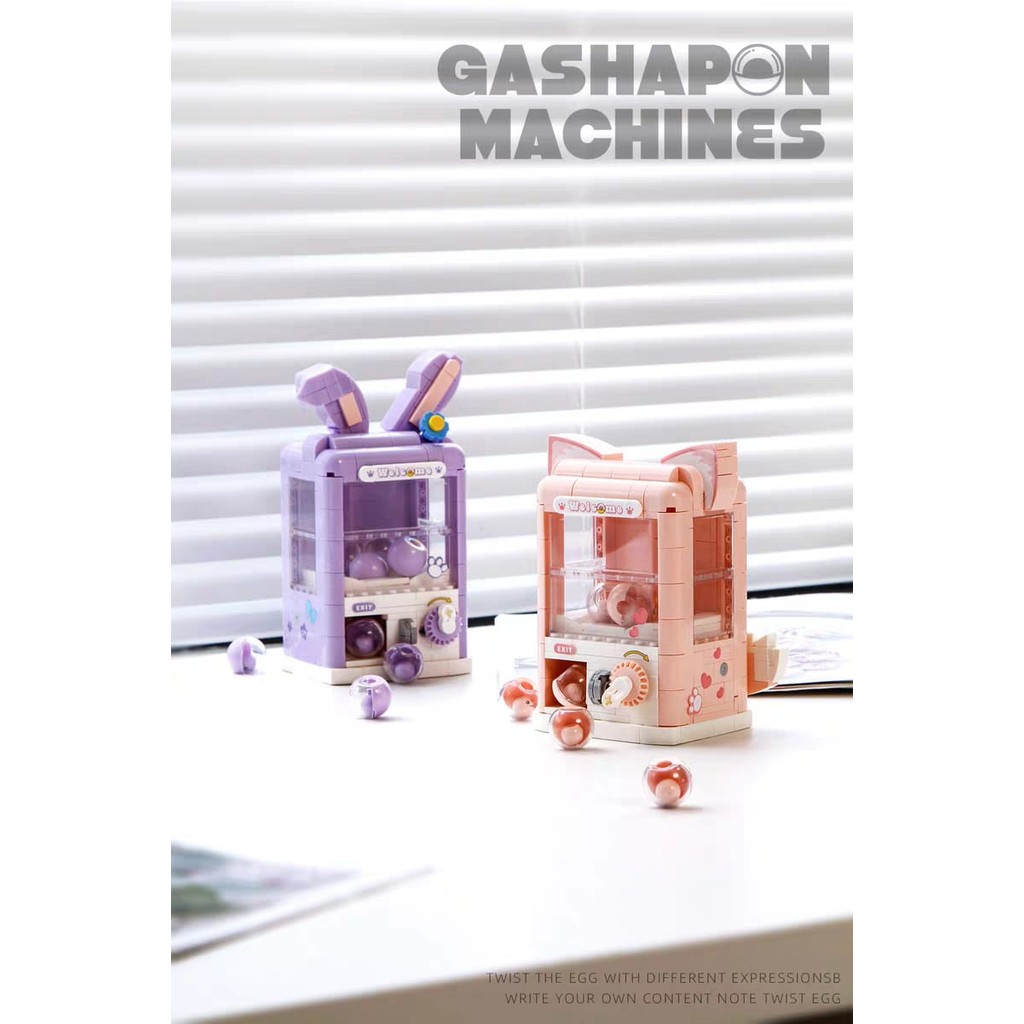 Jual New Hobby Mainan Brick Caco Gachapon Machine Mesin Gacha / Mainan ...