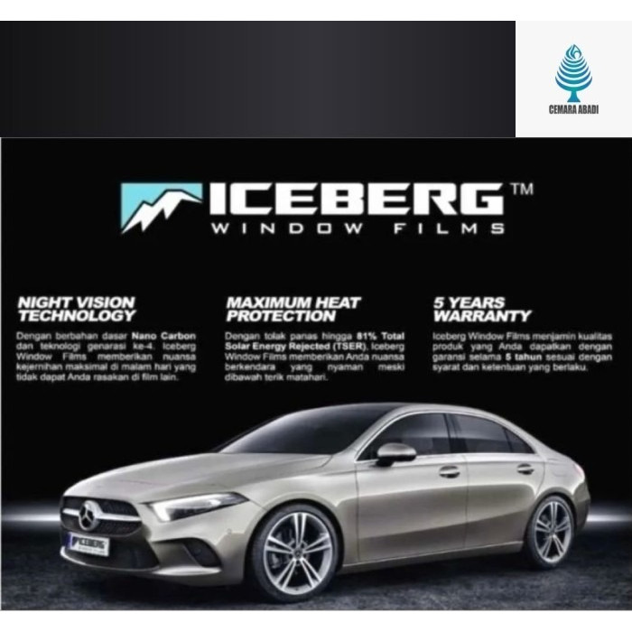 Jual KACA FILM ICEBERG ICE FULL BODY - ICE 60 (60%) | Shopee Indonesia