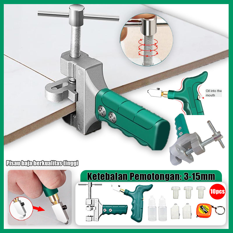 Jual Manual Multifungsi Cermin Potong Tool 10Pcs Alat Pemotong Kaca ...