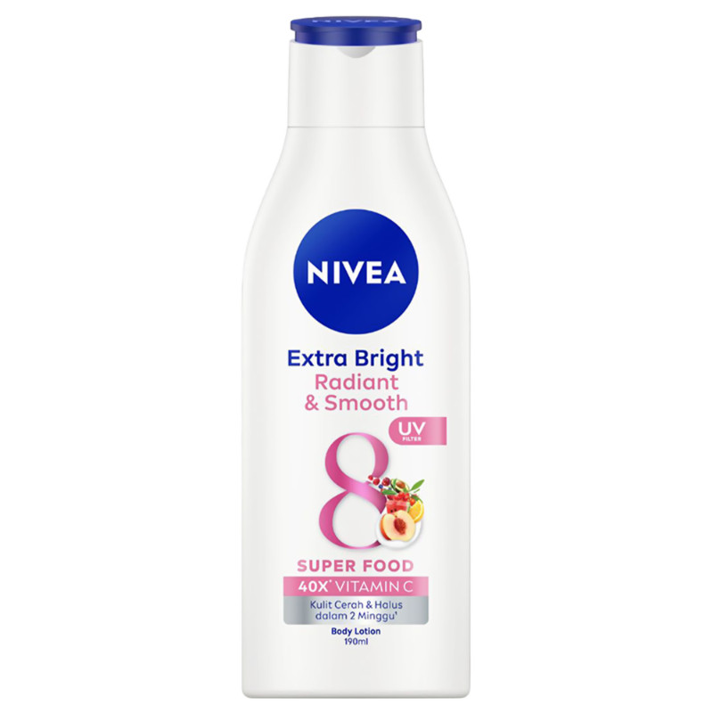 Jual NIVEA Body Lotion Extra Bright Radiant & Smooth UV Filter, Size ...