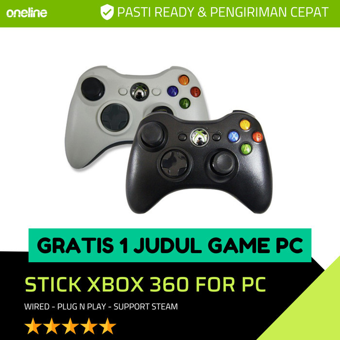 Jual LARIS -Stick Controller XBOX 360 Wired Kabel | Controller XBOX360 ...