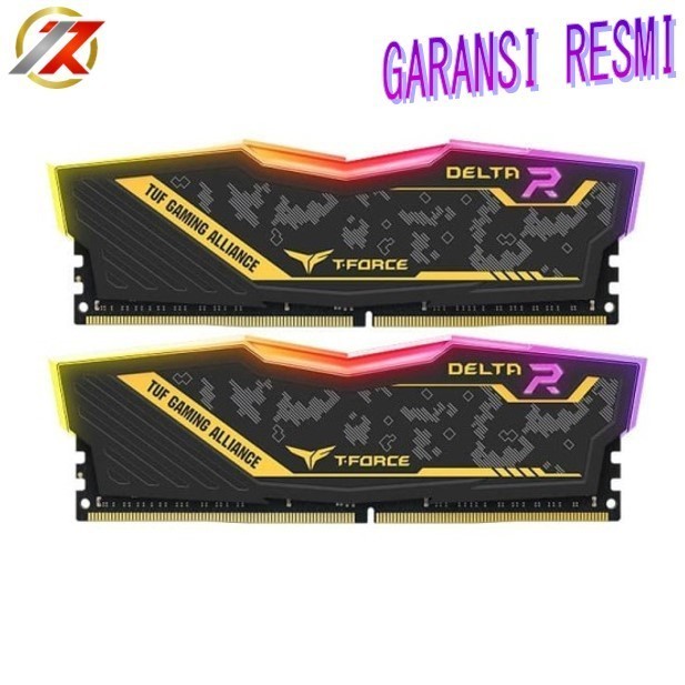 Jual TEAM T-Force Delta RGB (2x16G) 32GB DDR4 kit 3200MHz - TUF Memory ...