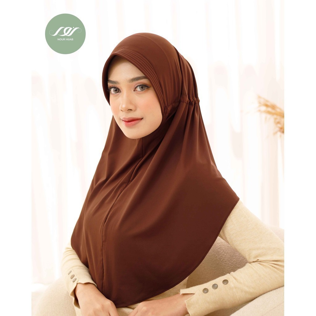 Jual Nour Jilbab Instant / Bergo Spandek Premium /Hijab Bergo Daaliya ...