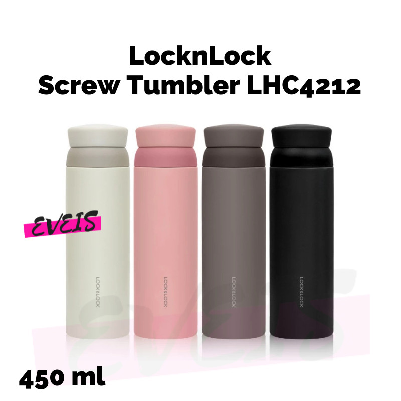 Jual LocknLock Screw Tumbler 450ML - LHC4212 - Termos Air Panas dan ...