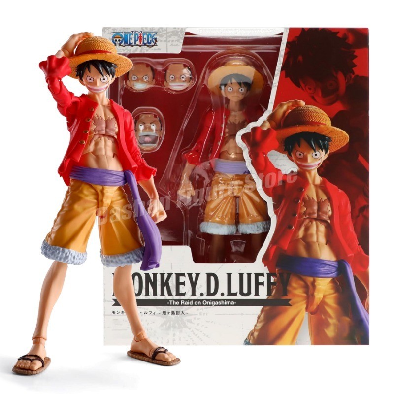 Jual 15cm One Piece Figurine Shf Monkey D Luffy Action Figure PVC ...
