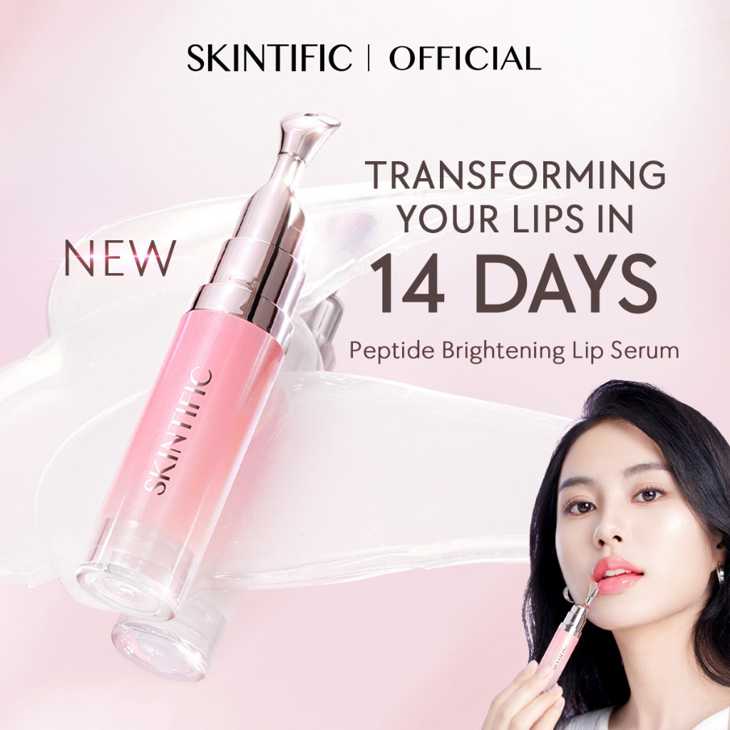 Jual SKINTIFIC Peptide Nourishing Lip Serum 6.5ml Brightening Perawatan ...