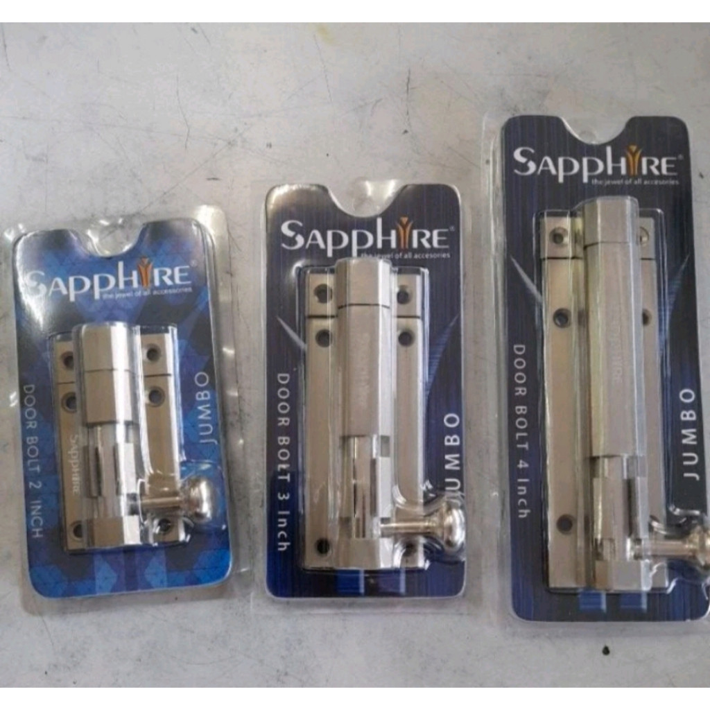 Jual Slot Pintu Stainless/Grendel Pintu Sapphire tebal Berkualitas ...