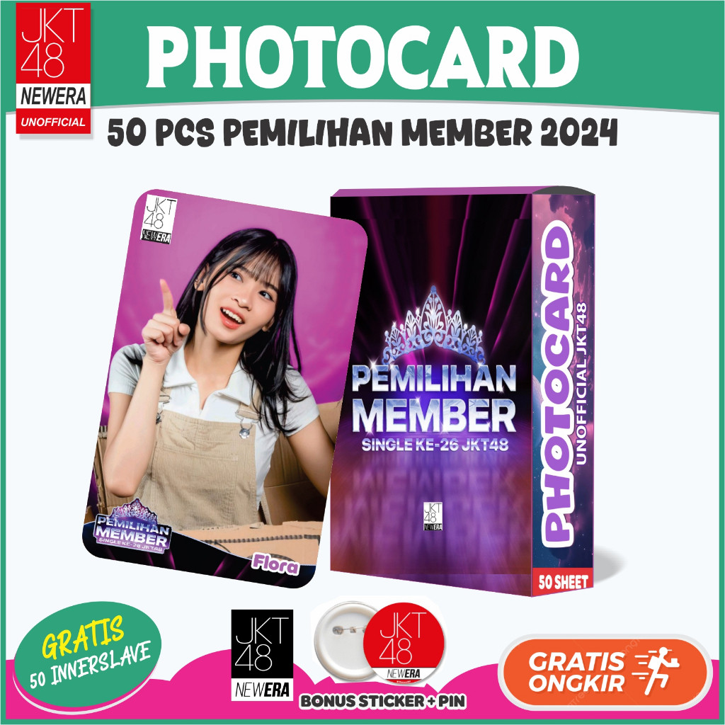 Jual Koleksi Foto Photocard SSK JKT48 2024 cetakan 2 sisi Tebal 310 isi ...