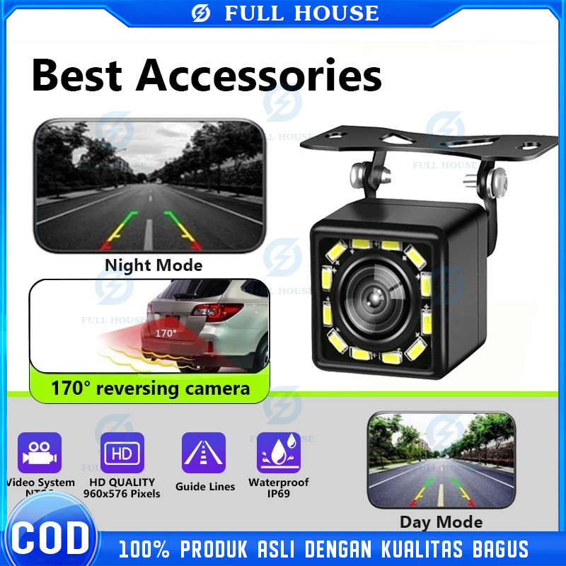 Jual Kamera mundur mobil ini dilengkapi dengan 12 LED dan fitur CCD yang mendukung nightvision ...
