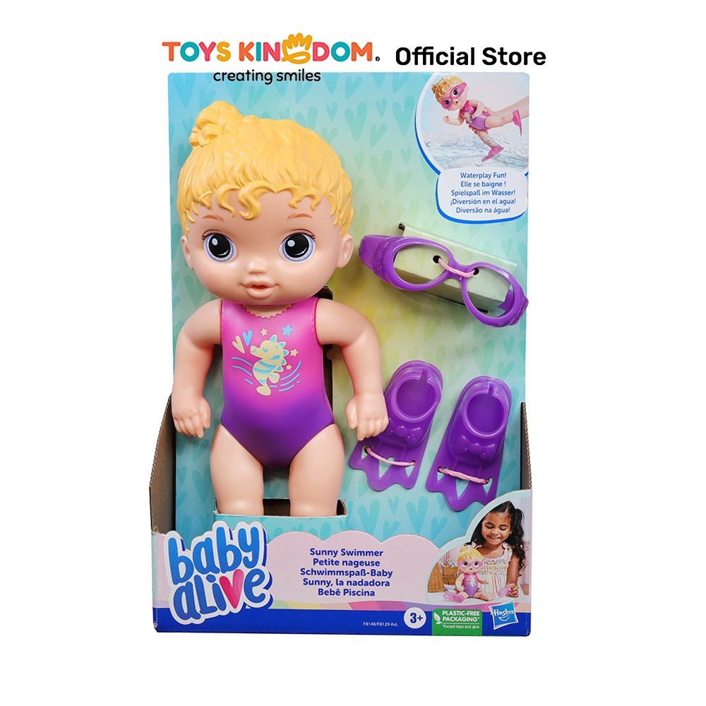 Jual Toys Kingdom Baby Alive Boneka Bayi Sunny Swimmer Blonde F8140 ...