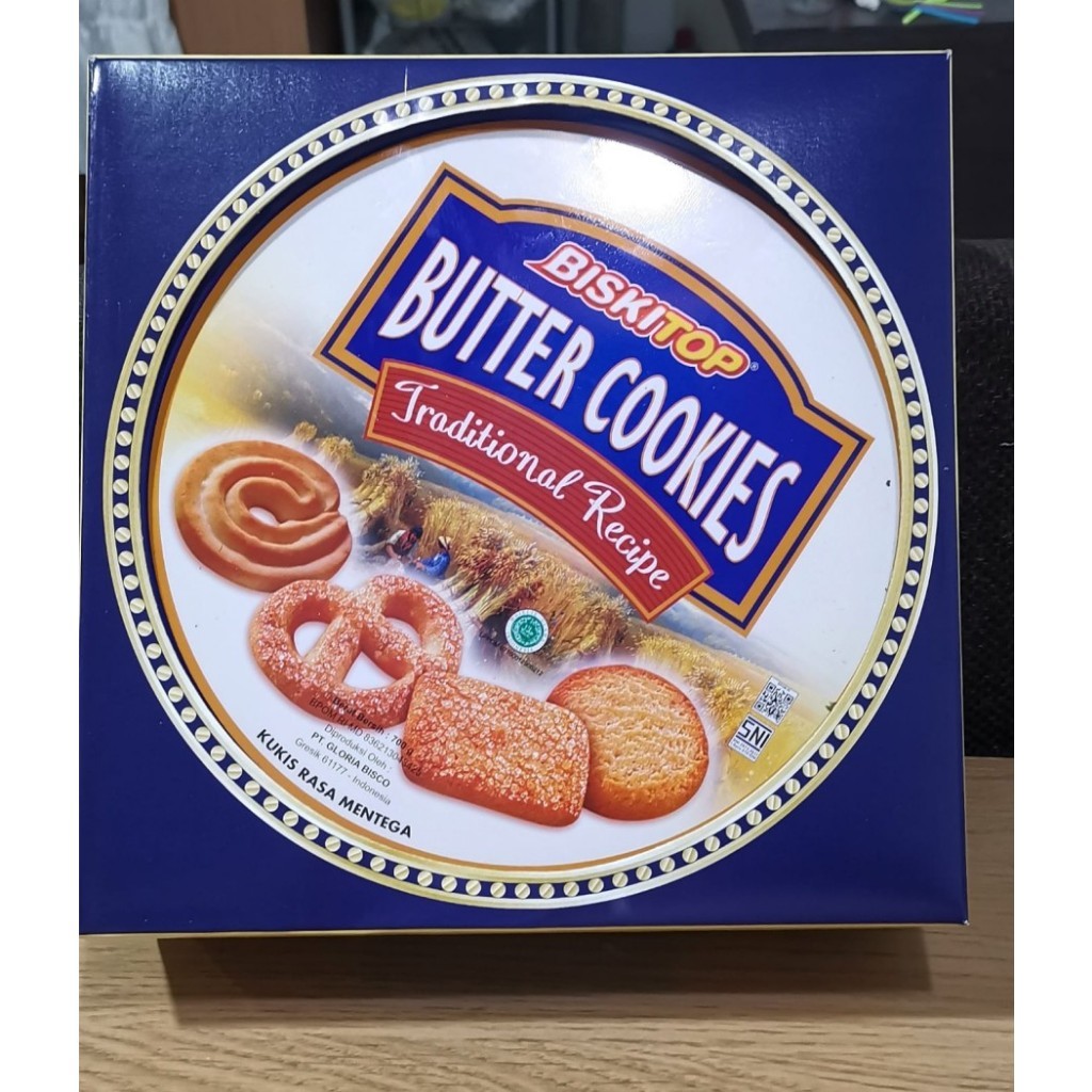 Jual Biskitop Butter Cookies 700gr / Kue Lebaran / Biskuit Kaleng ...