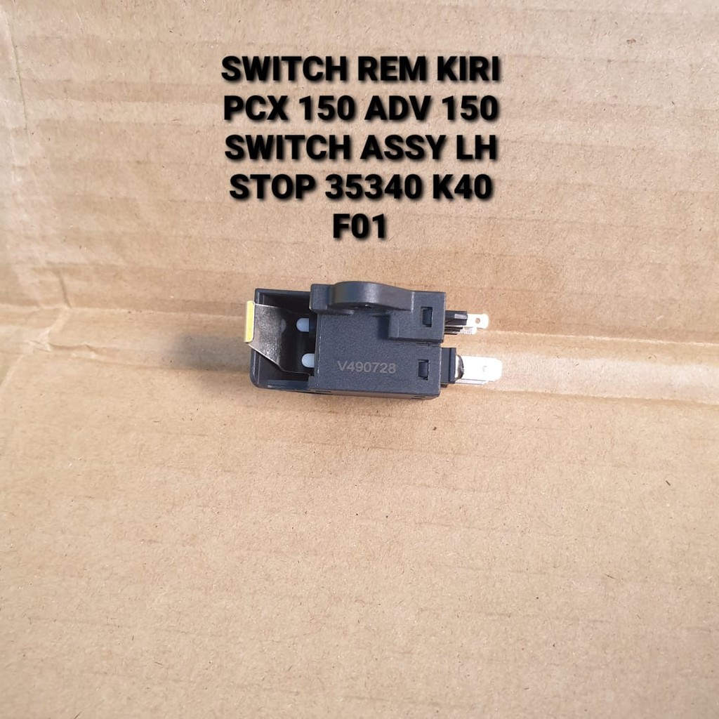 Jual SWITCH REM KIRI PCX 150 ADV 150 SWITCH ASSY LH STOP 35340 K40 F01 ...