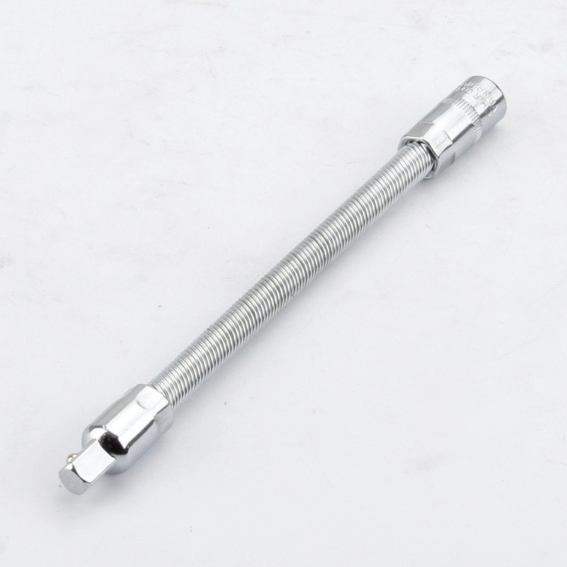 Jual 1/4" Flexible Socket Extension 150mm Ratchet Wrench Sockets Bar ...