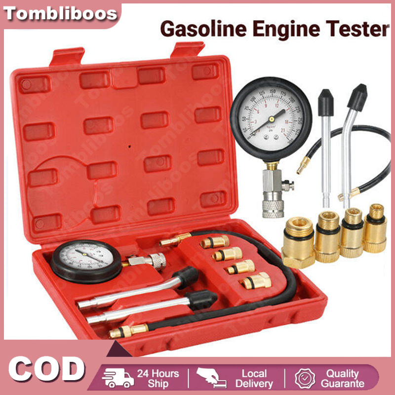 Jual Jual 8Pcs / Set Tester Kompresi Silinder Mesin Mobil Alat Pengukur ...