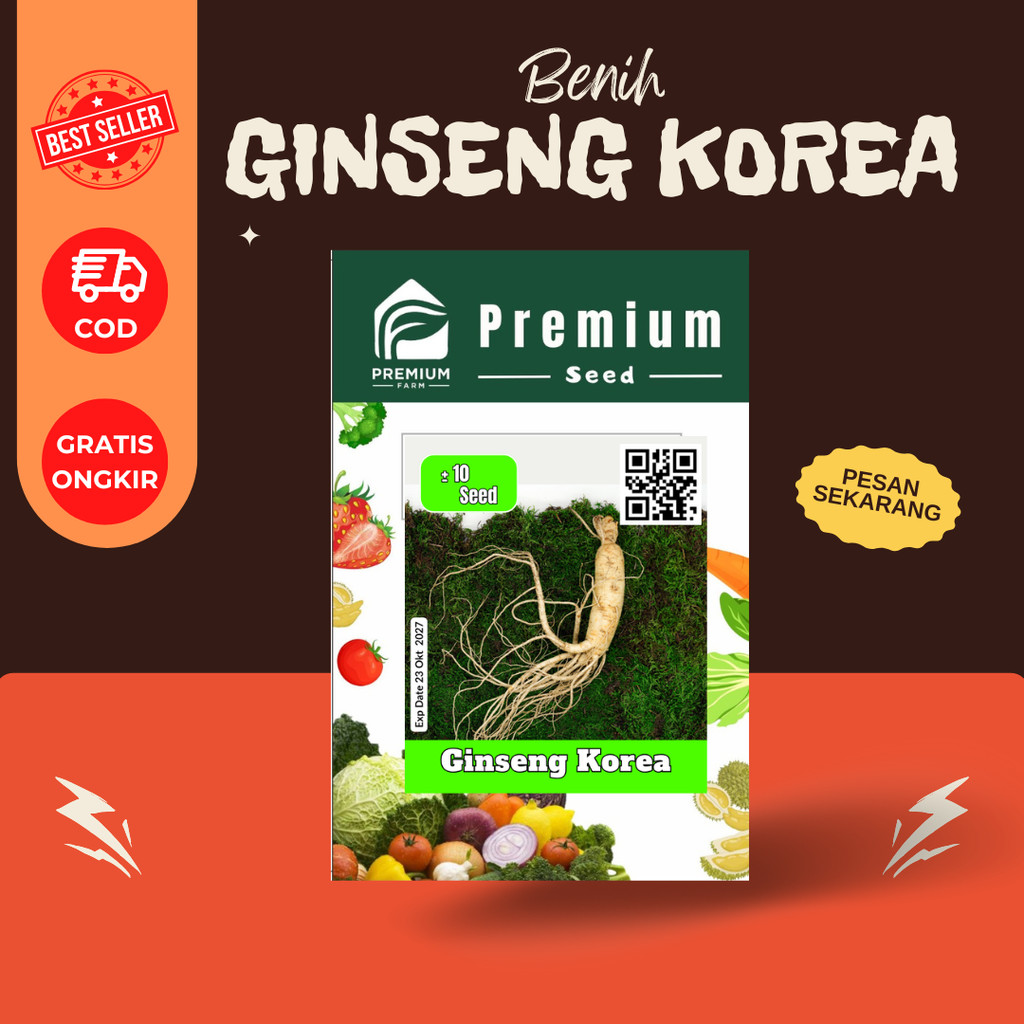 Jual Benih Biji Bibit GINSENG KOREA PREMIUM FARM | Shopee Indonesia