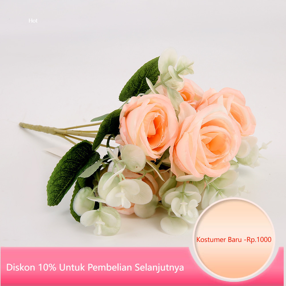 Jual Bouquet Bunga Mawar 6 Cabang Bunga Mawar Hias Dekorasi Wedding ...