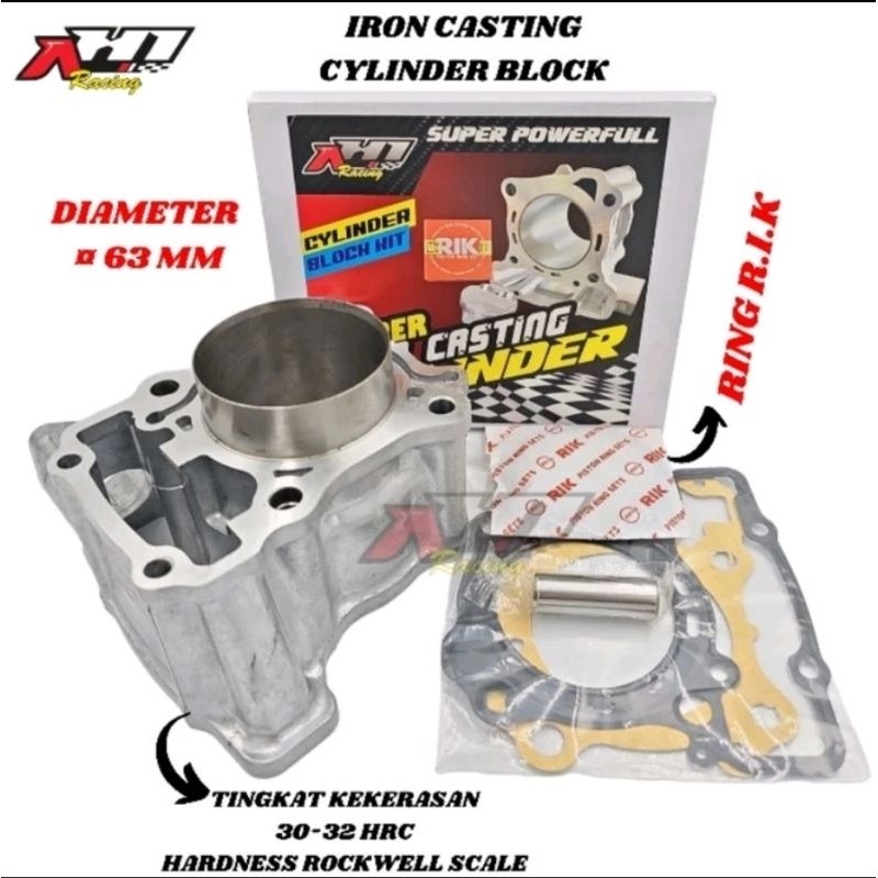 Jual BORING BLOCK BLOK SEHER SONIC 150 R SUPRA GTR 150 NEW CB150R NEW ...