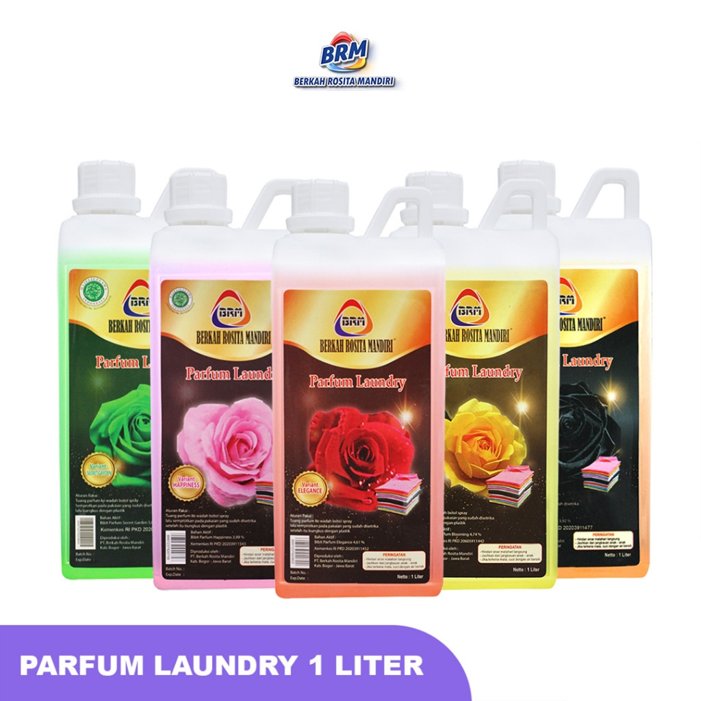 Jual BRM Parfum Laundry Botol 1 Liter | Shopee Indonesia