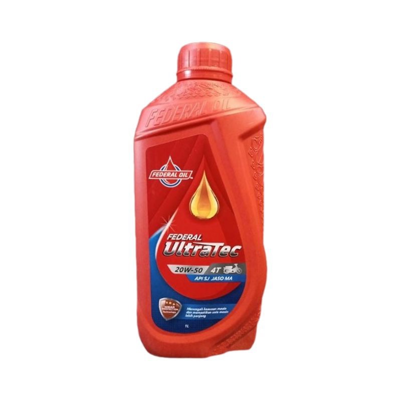 Jual Oli Federal Ultratec 1 LITER SAE 20W-50 federal 1liter oil ...