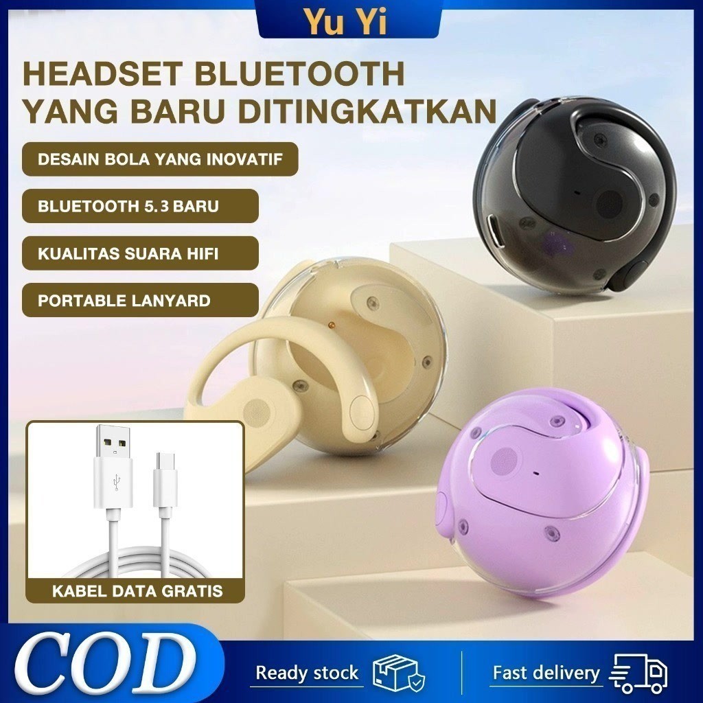 Jual Wireless Bluetooth - Earphone terbuka untuk olahraga, koneksi ...