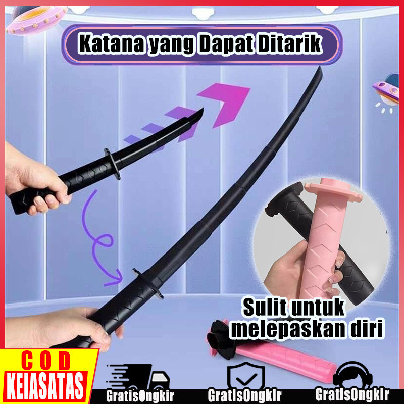 Jual Pedang mainan teleskopik/pedang samurai/mainan lipat/mainan pedang ...
