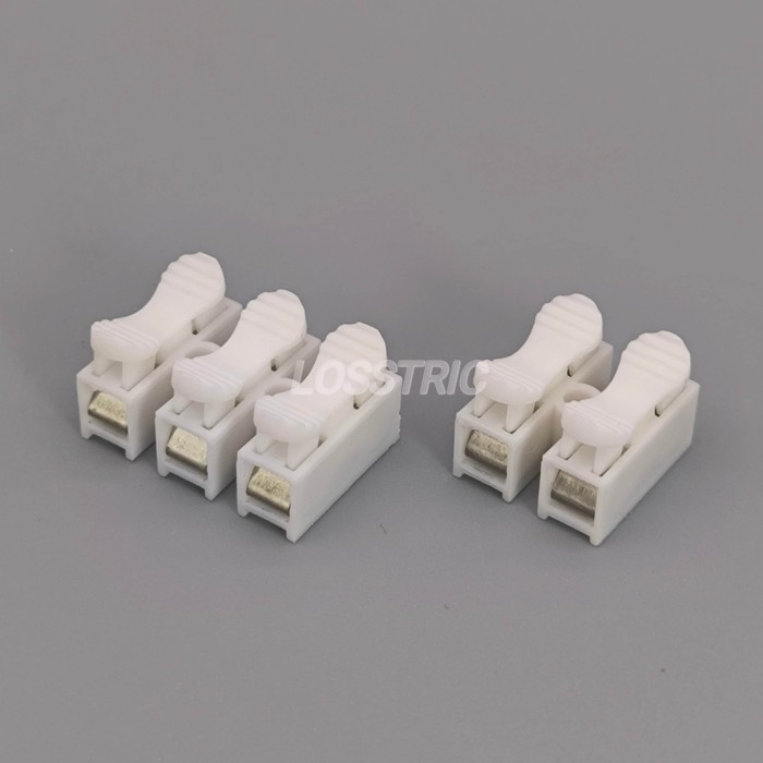 Jual Wire Spring Terminal Sambungan Kabel Listrik Quick Connector 2P/3P ...
