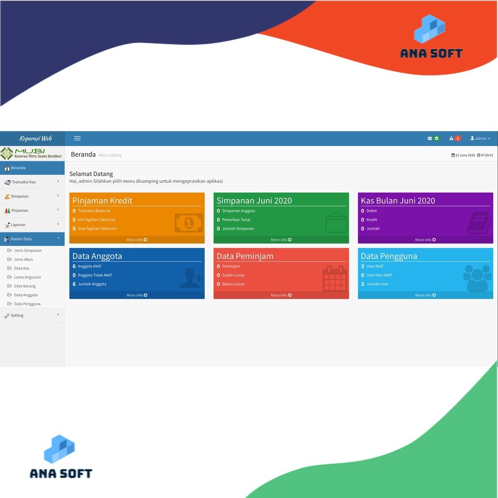 Jual Software Aplikasi Koperasi 3.0 untuk Koperasi Simpan Pinjam GRATIS ...
