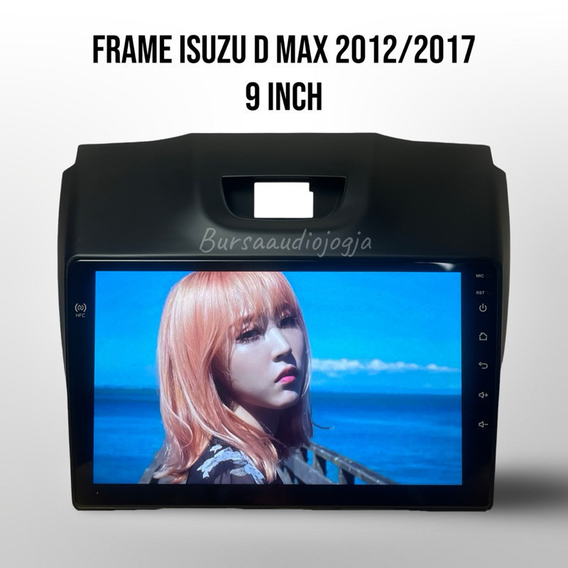 Jual Frame Headunit 9 inch Isuzu dmax D Max MUX Colorado 2012 - hazard ...