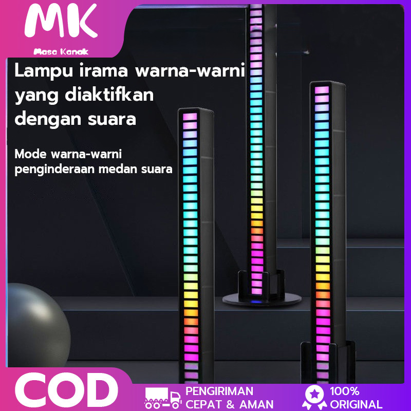 Jual Lampu Musik LED RGB Bar Strip Spectrum Sound Control Atmosphere ...