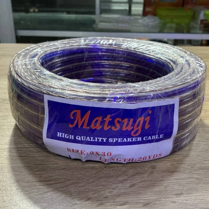 Jual Kabel Monster MATSUGI Transparan Kabel AUDIO Listrik 2 x 30 mm ...