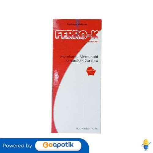 Jual Ferro-K Rasa Strawberry Suspensi 120 Ml | Shopee Indonesia