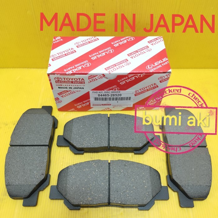 Jual KAMPAS REM DEPAN ATAU DISC PAD DISPAD BRAKE PAD FRONT TOYOTA NEW ALPHARD & VELLFIRE ANH20 ...