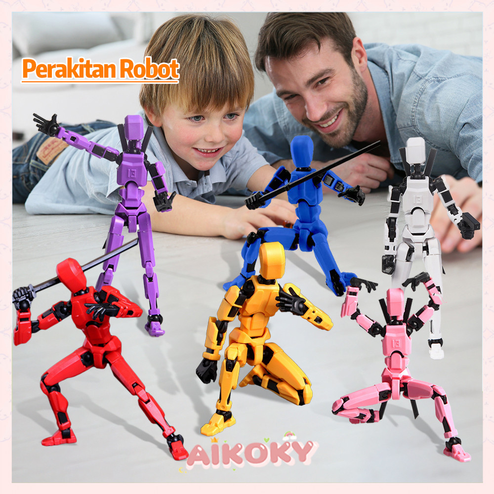 Jual AIKOKY Dummy 13 Action Figure Mainan Perakitan Robot Bergerak ...
