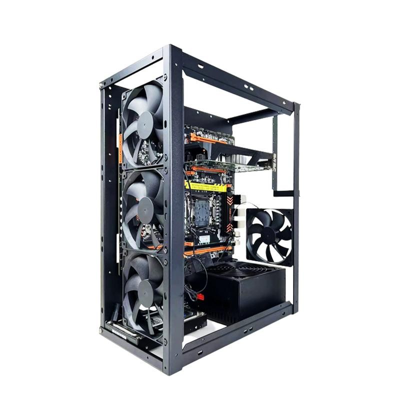 Jual Computer Motherboard Case Rack, Stackable Open Chassis Rack, PC ...