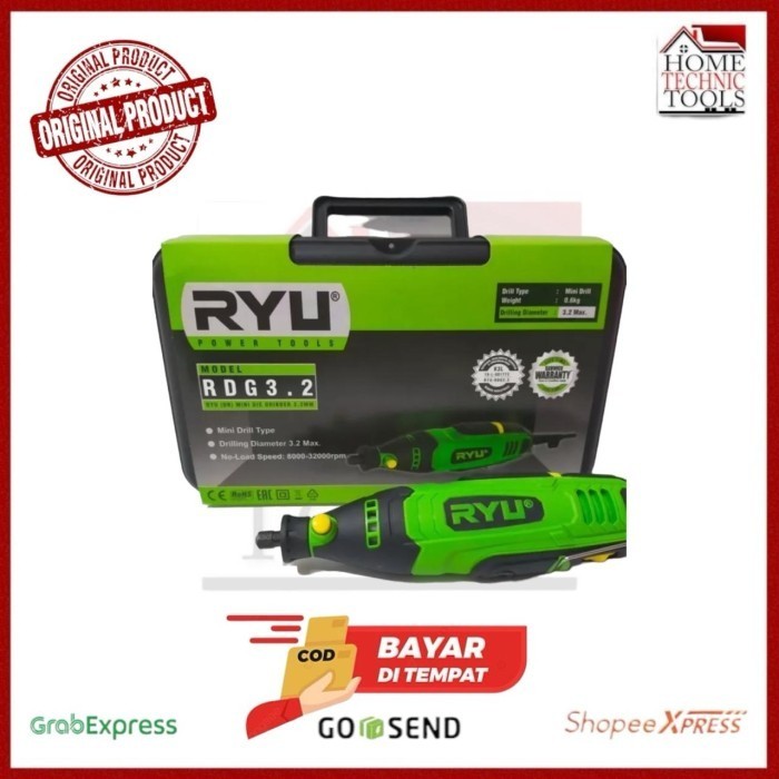 Jual RYU 3.2 MINI DIE GRINDER RDG SET TUNER SET GERINDA / BOR MINI ...