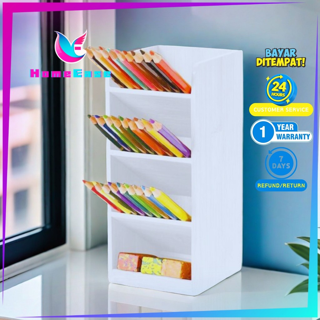 Jual HomeEase - Rak Stand Holder Tempat Pensil Minimalist Penyimpanan ...