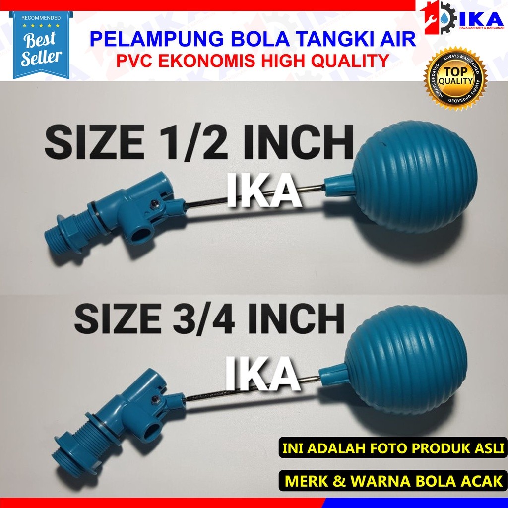 Jual PELAMPUNG AIR OTOMATIS MURAH 1/2" 3/4" KRAN AIR OTOMATIS PELAMPUNG ...