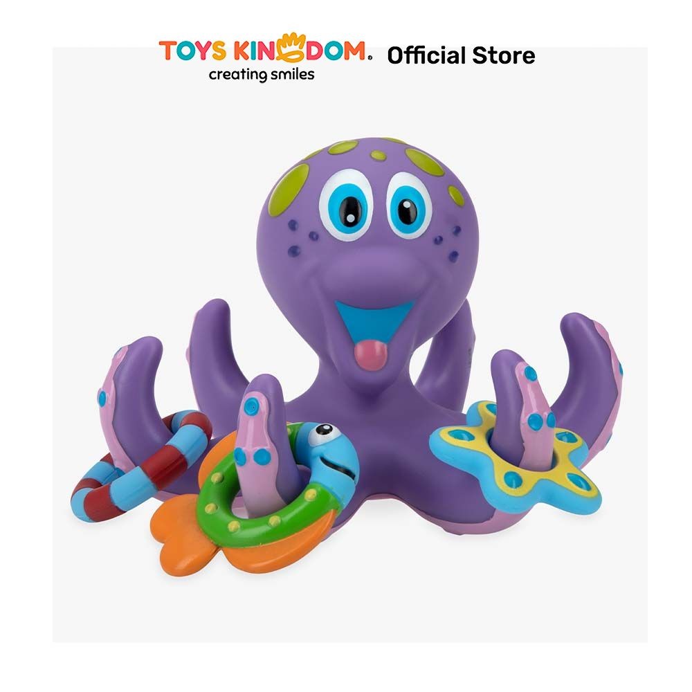 Jual Toys Kingdom Nuby Set Bath Time Toss Octopus Nb281 Toys Kids Toy ...