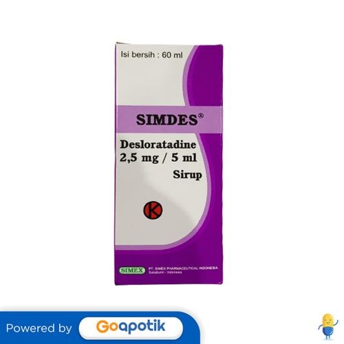 Jual Simdes 2.5 Mg/5 Ml Syrup 60 Ml | Shopee Indonesia