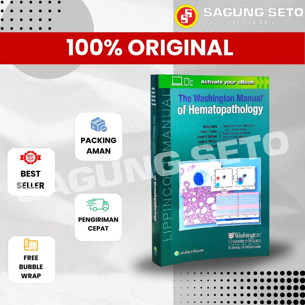 Jual BUKU THE WASHINGTON MANUAL OF HEMATOPATHOLOGY - BROOJ ABRO ...