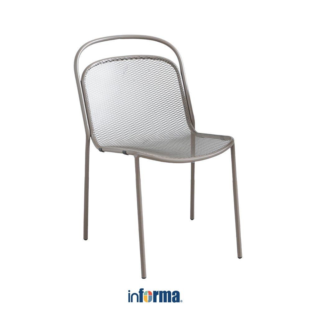 Jual Informa Faber Kursi Metal - Cokelat Multipurpose Chair Kursi Makan ...