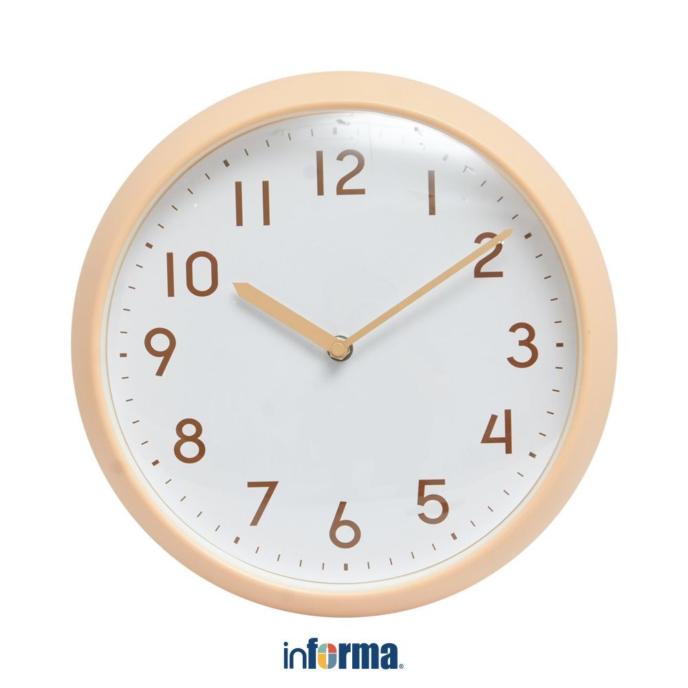 Jual Informa 30 cm Jam Dinding 1602A - Oranye Wall Clock Jam Tembok ...