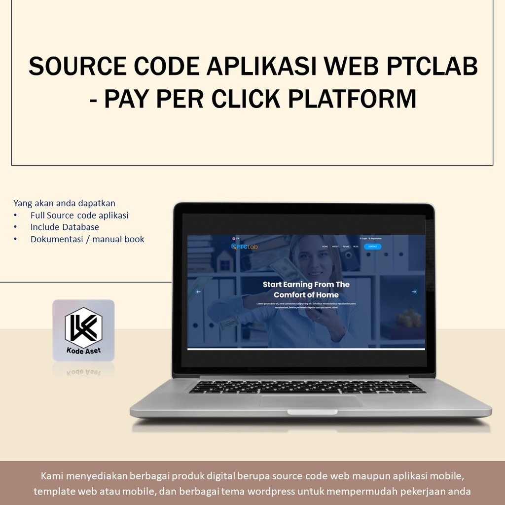 Jual SOURCE CODE APLIKASI WEB PTCLAB - PAY PER CLICK PLATFORM | Shopee Indonesia