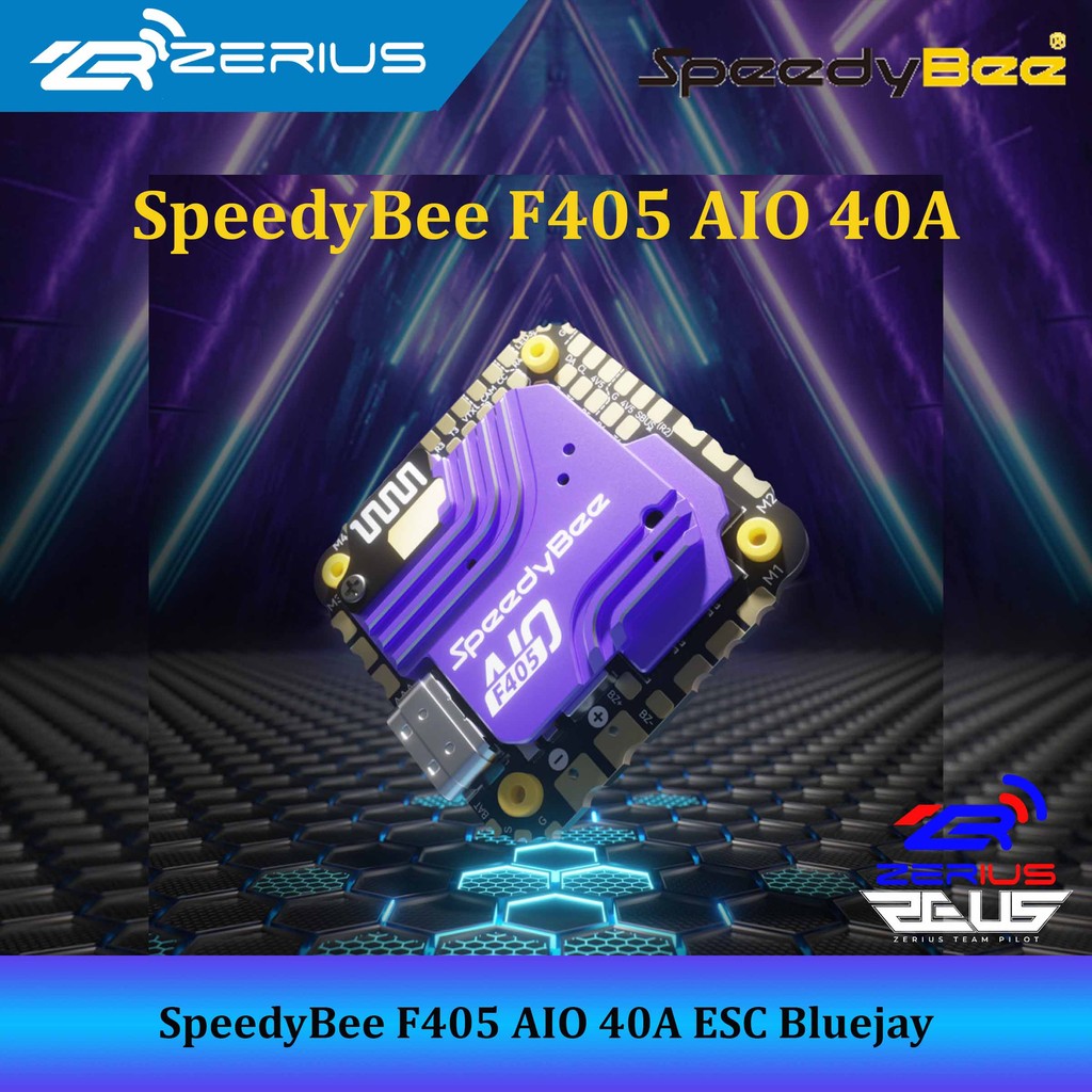 Jual SpeedyBee F405 AIO 40A 3-6S BlueJay Flight Controller INAV Support ...