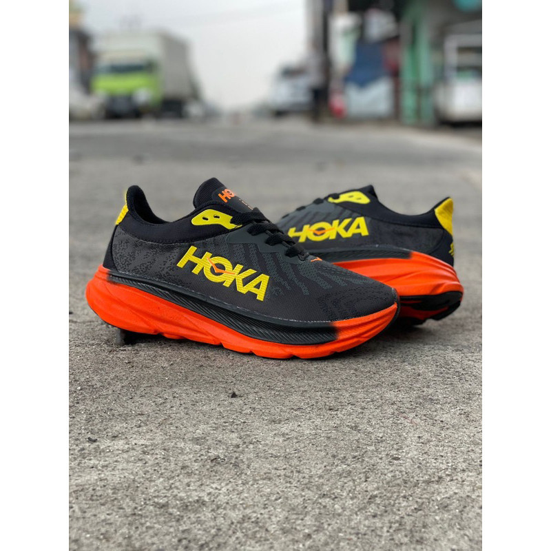 Jual [BIG SALE] SEPATU SNEAKERS MAN HOKA RUNNING PREMIUM | Shopee Indonesia