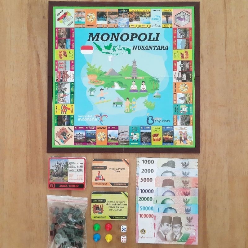 Jual ED46YH Original Monopoly/Monopoli Nusantara Versi Lite/Mainan ...