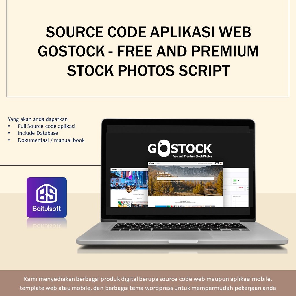 Jual SOURCE CODE APLIKASI WEB GOSTOCK - FREE AND PREMIUM STOCK PHOTOS ...