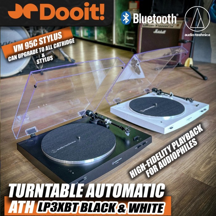 Jual Audio Technica AT-LP3XBT LP3X BT Bluetooth Analog Automatic Belt ...