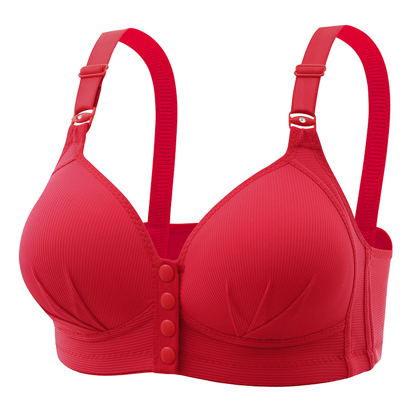 Jual Bra Kancing Depan Polos Big Size BH Ukuran Besar Tanpa Kawat Push ...