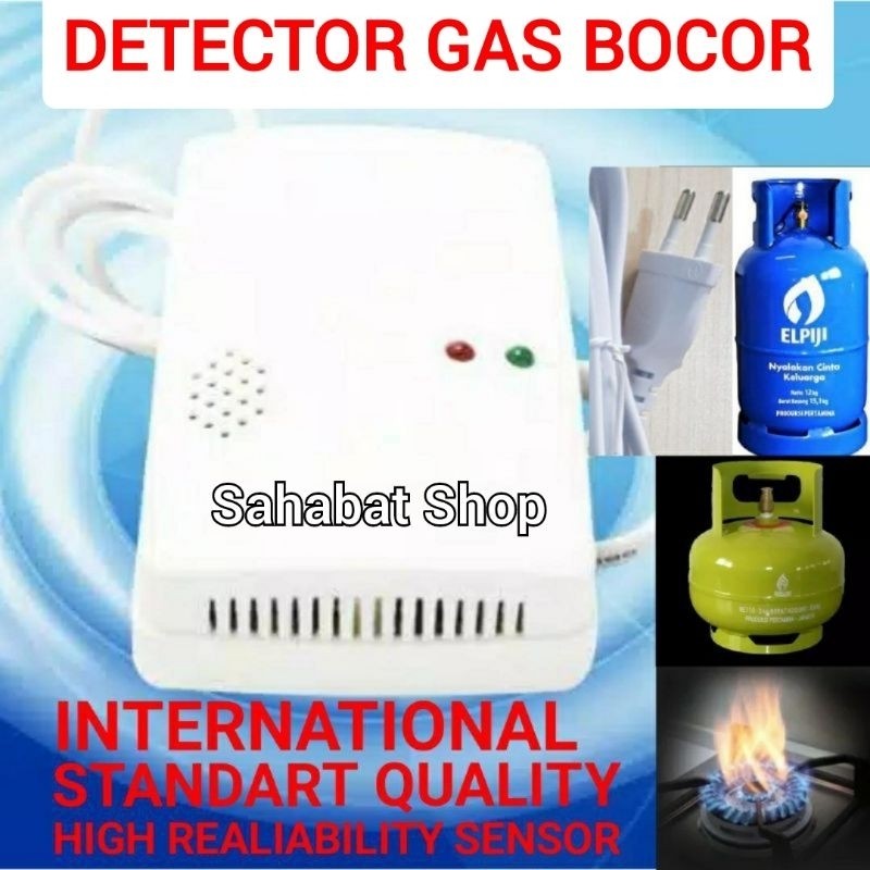 Jual ALAT GAS DETECTOR / ALARM PENDETEKSI KEBOCORAN GAS LPG | Shopee ...